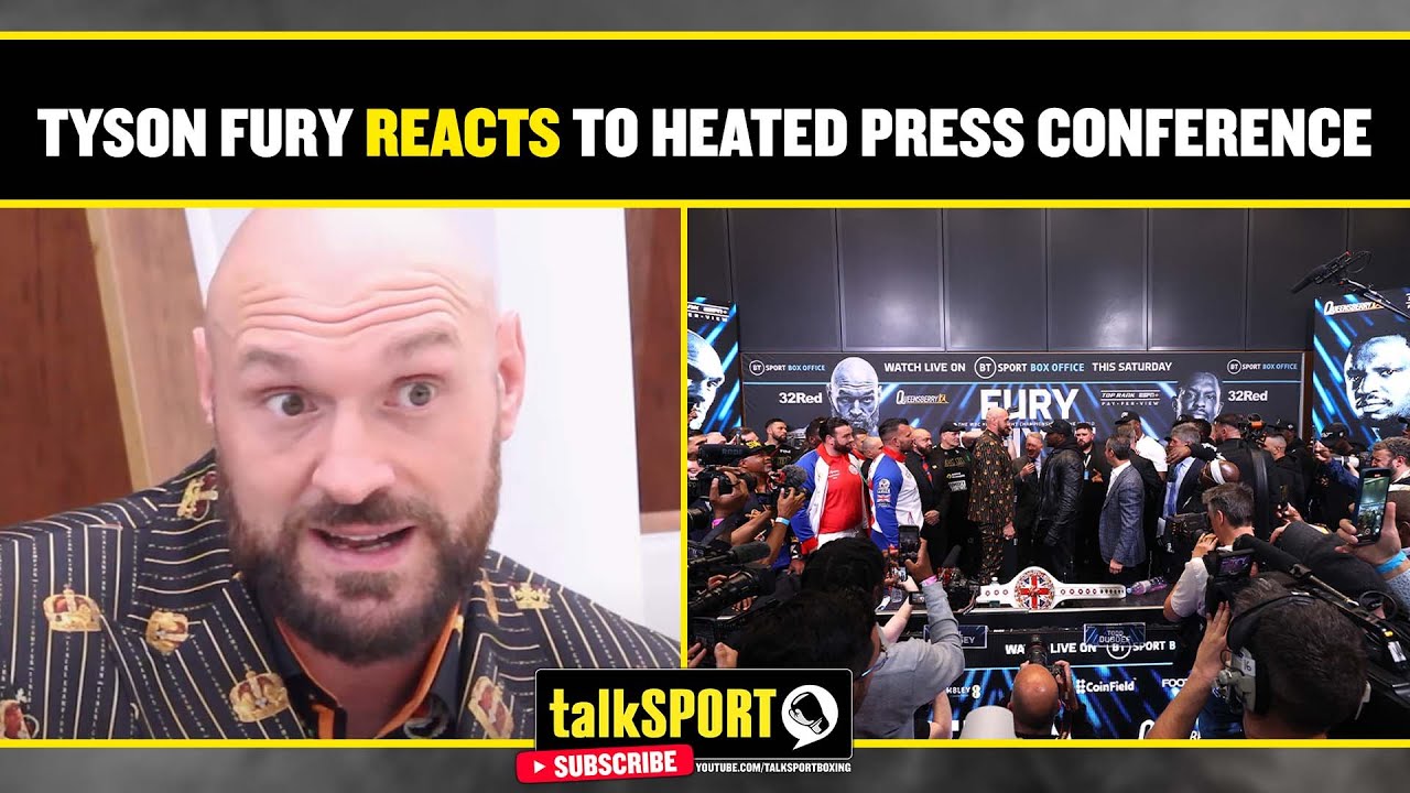 Dillian Whyte Talks John Fury In His Face-off: "My Man's 600 Years Old ...
