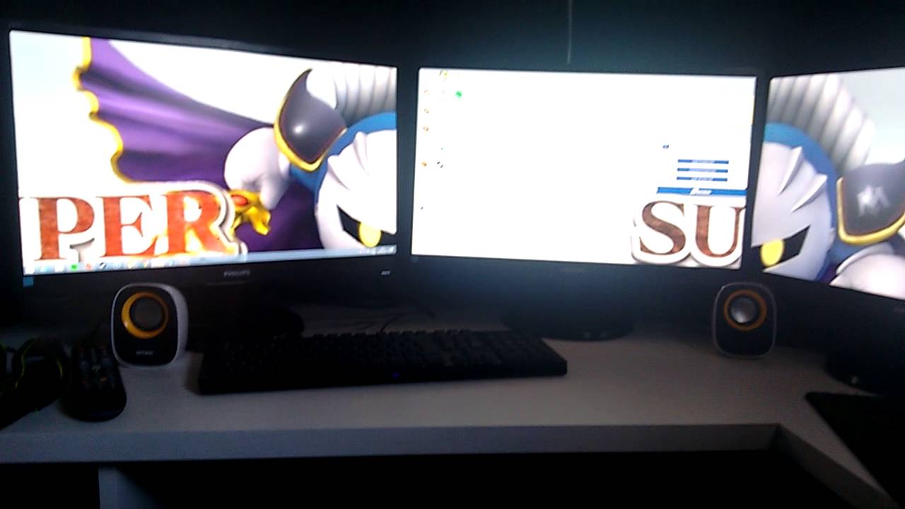 Como conectar 3 monitores e resolvendo problemas - YouTube