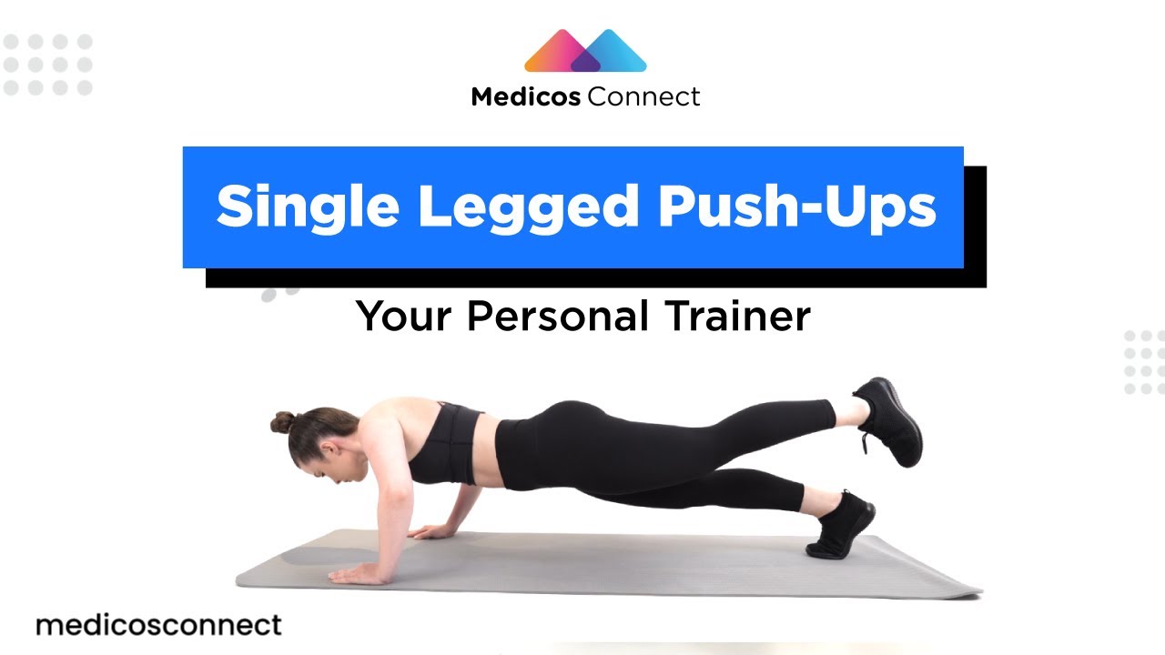 Single Legged Push Ups - YouTube