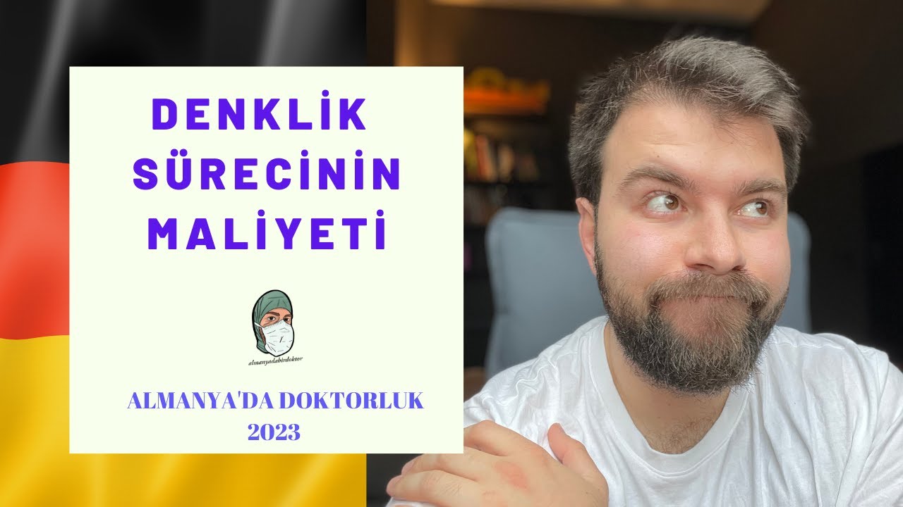 Almanya'da Doktorluk 2023 | Denklik Sürecinin Maliyeti - YouTube