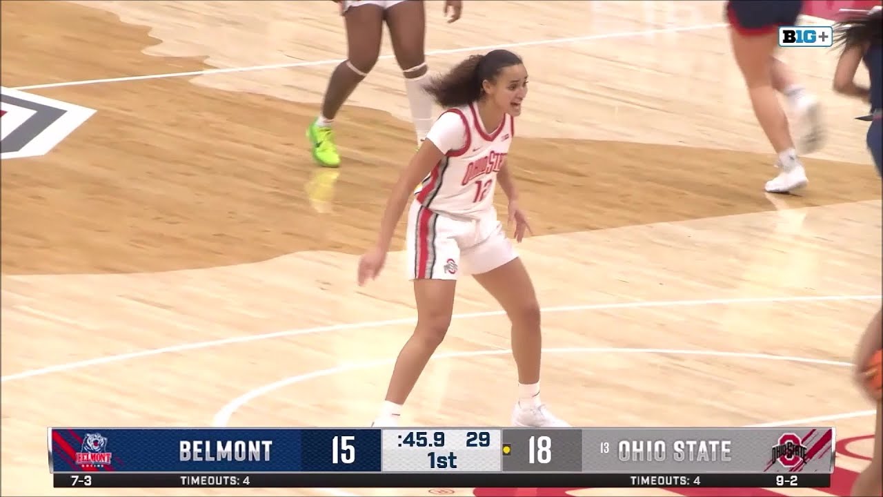 🔥 Celeste Taylor Highlights In #13 Ohio State's Win vs Belmont - YouTube