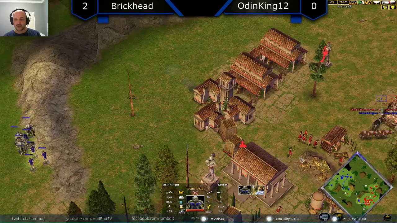 Brickhead vs OdinKing - Age of Mythology: The Titans (Game 3) - YouTube