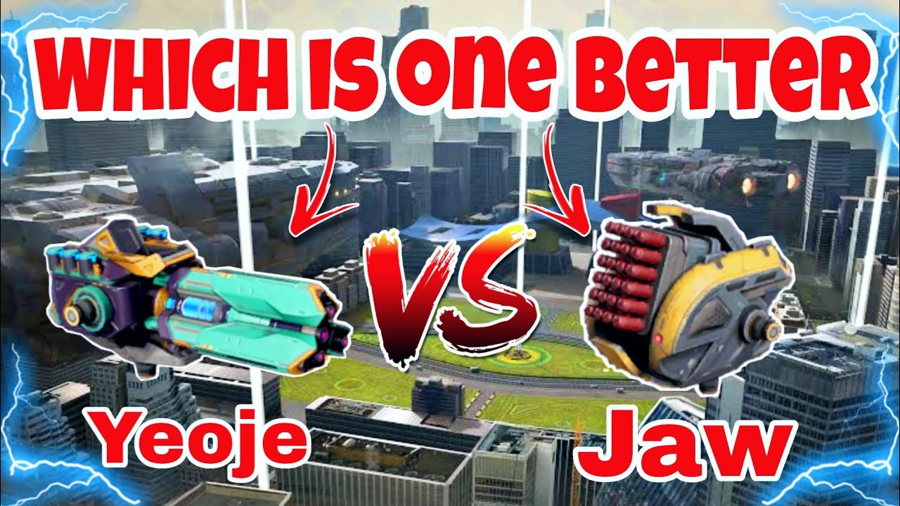 [WR] 🔥 Yeoje VS Jaw Weapon Comparison |War Robots| - YouTube