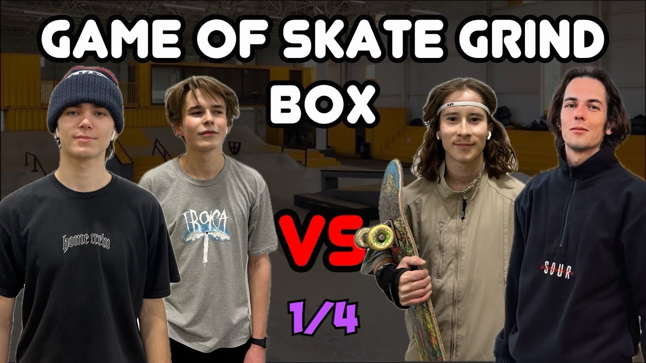 Game of skate grind box 1/4 Белолугов vs Душкин| Гаранин vs Ластухин ...