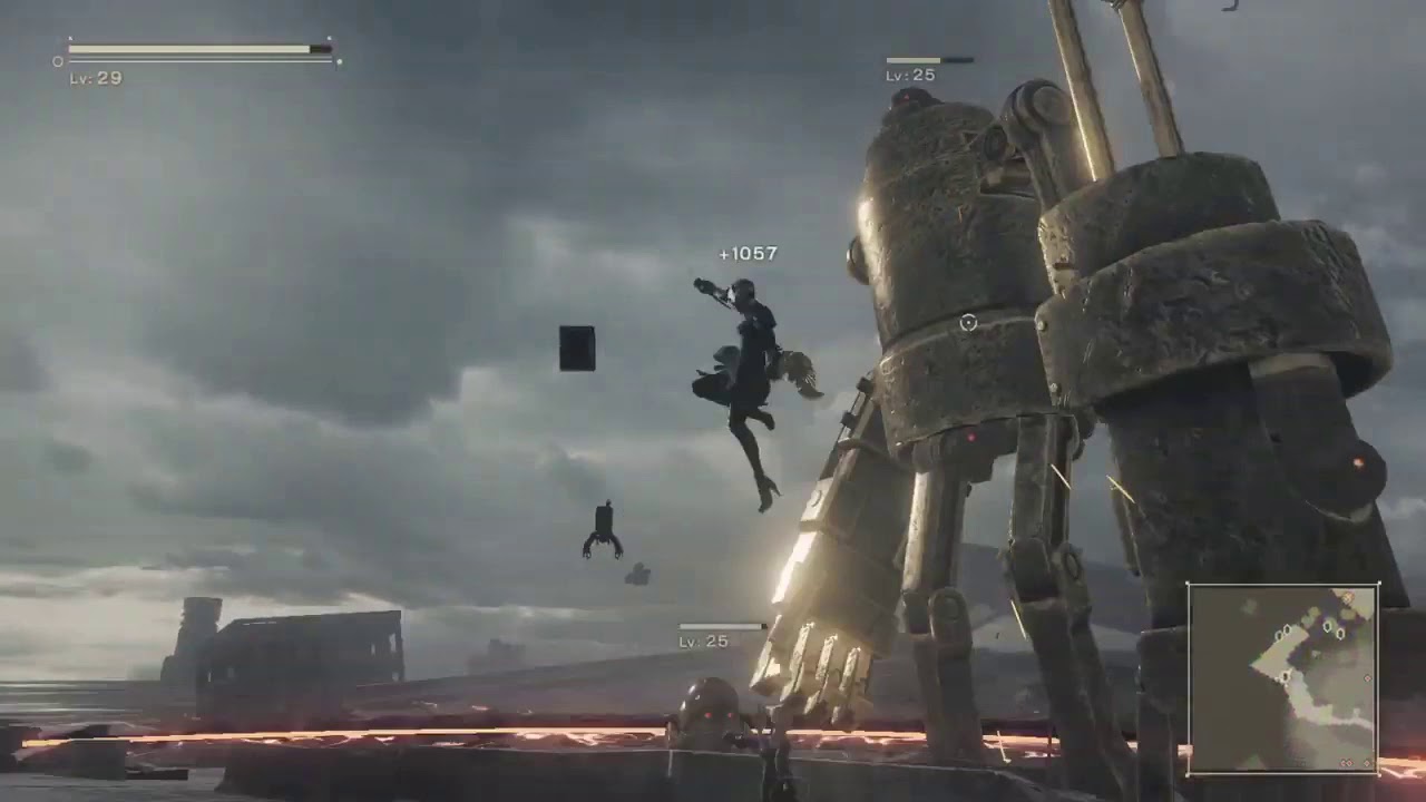 Nier Automata: A Reckless Soldier Underestimated the Enemy - YouTube