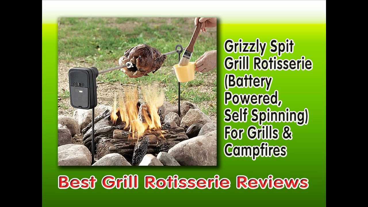 Grill Rotisserie Reviews: Grizzly Spit Rotisserie Battery-Powered Self ...