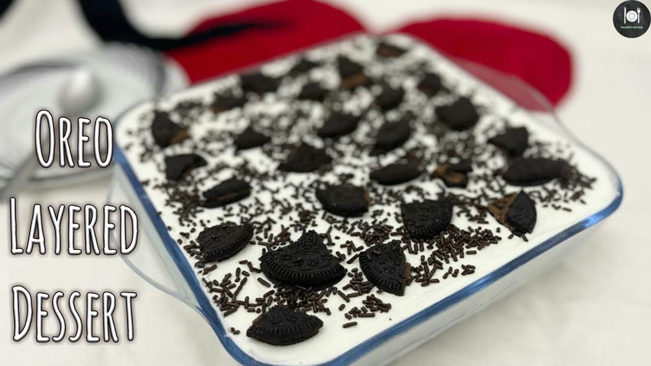 No Bake Oreo Layered Dessert Recipe | Quick And Easy Dessert Recipe ...