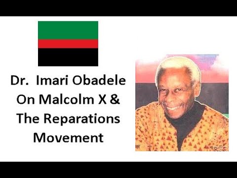 Dr Imari Obadele On Malcolm X &The Reparations Movement - YouTube