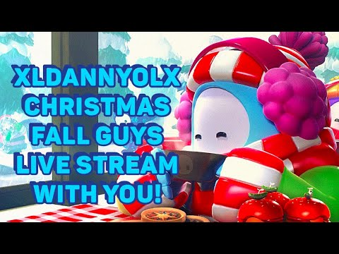 FALL GUYS CHRISTMAS LIVE STREAM WITH YOU! (SQUADS LETS TRY GET OVER 10 ...