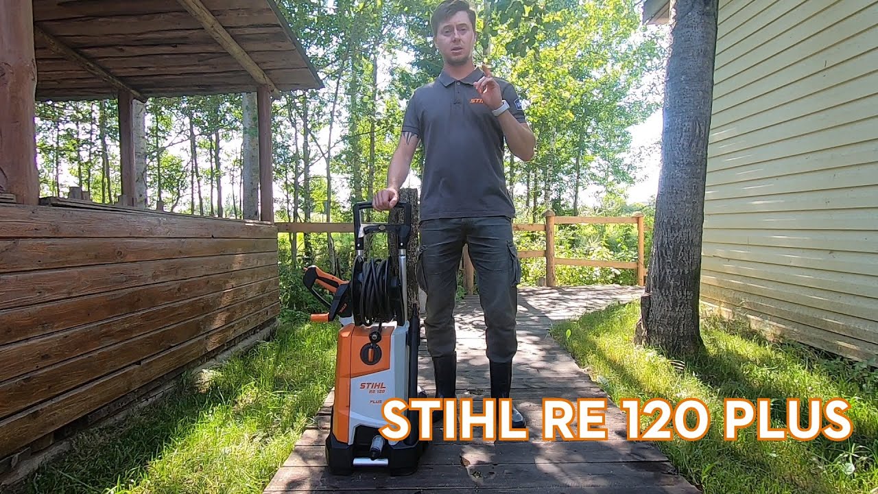 Мойка STIHL RE 120 PLUS. Обзор для покупателей - YouTube