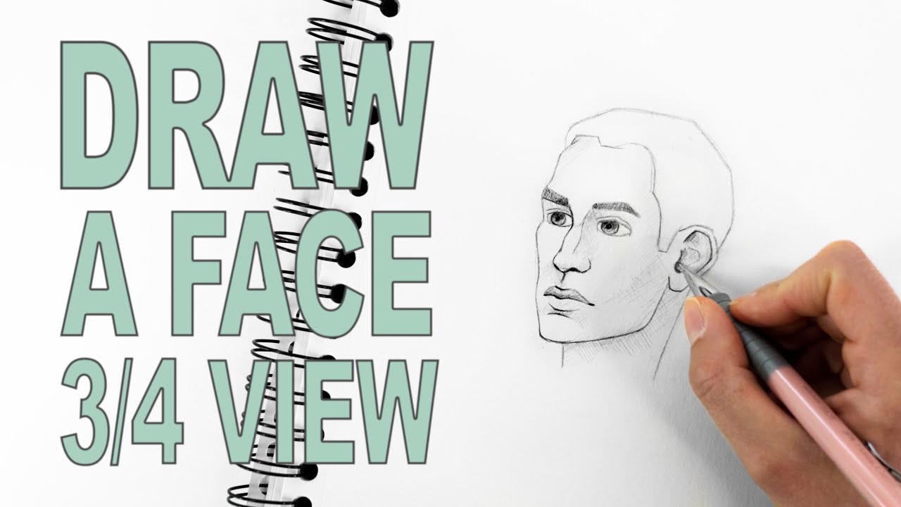 GESICHT IM HALBPROFIL ZEICHNEN Für Anfänger | Schritt Für Schritt ...