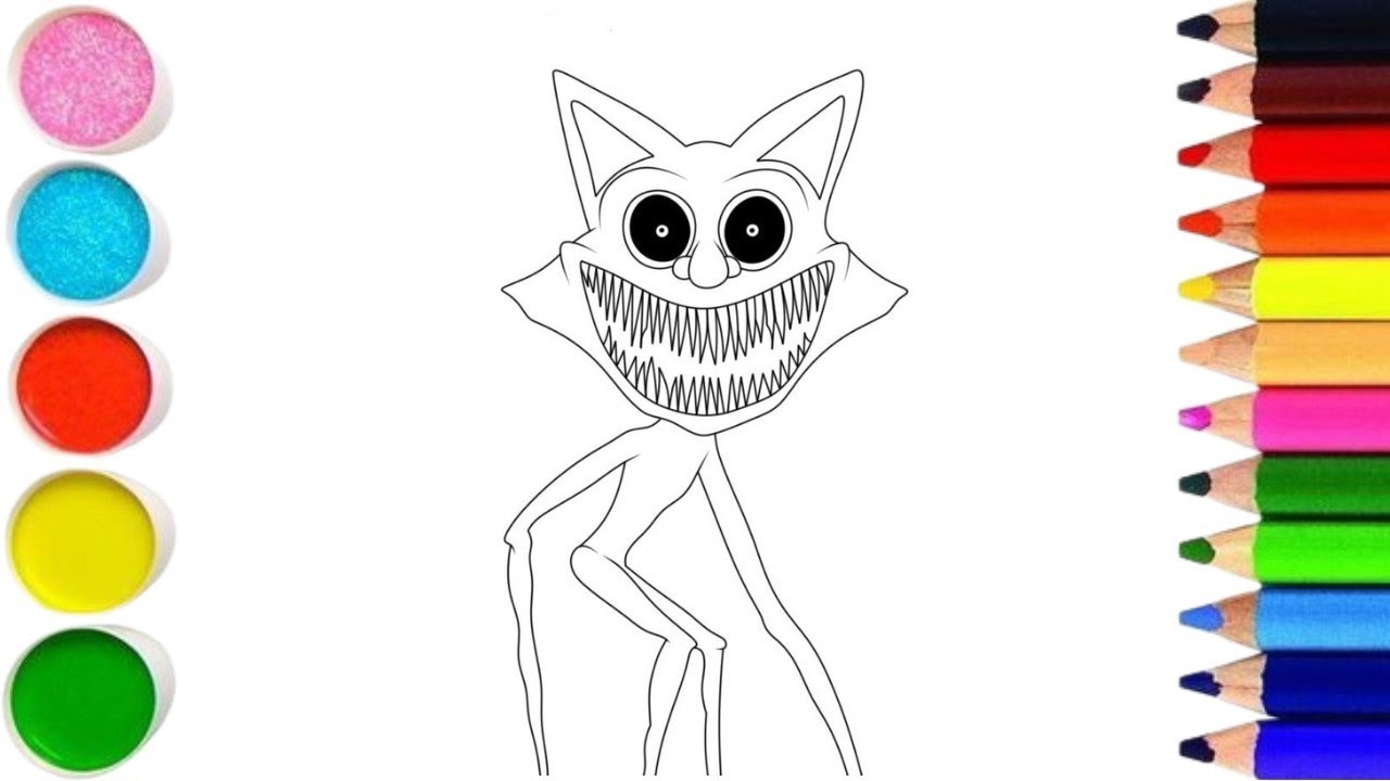 ZOONOMALY COLORING PAGES / BOSS SLIME CAT IN ZOONOMALY NEW COLORING ...