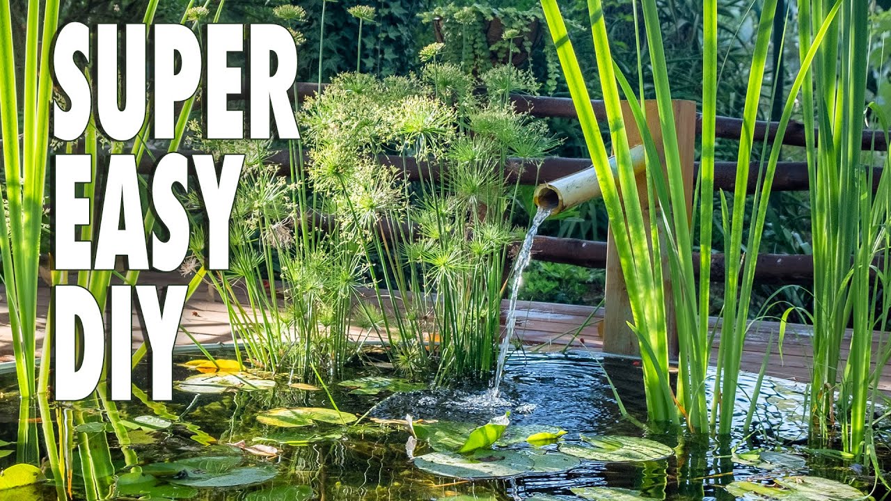 DIY Easy Bamboo Water Fountain - YouTube
