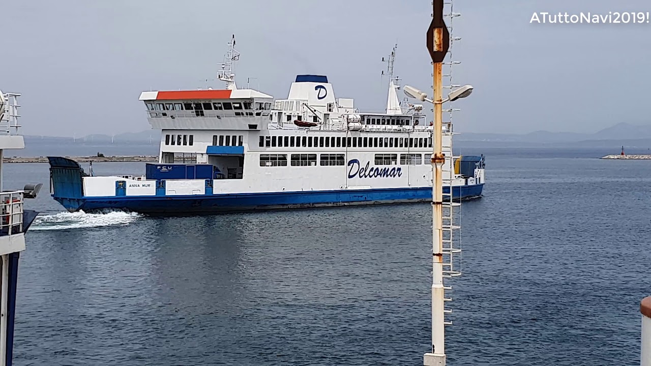 Partenza della Anna Mur da Carloforte 8/07/2019 (Delcomar) - YouTube