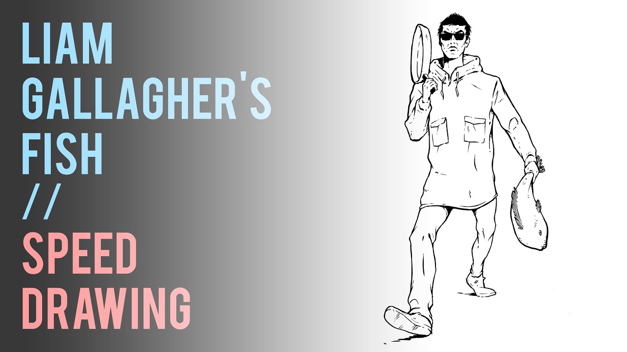 Liam Gallagher's Fish - Speed Drawing - YouTube