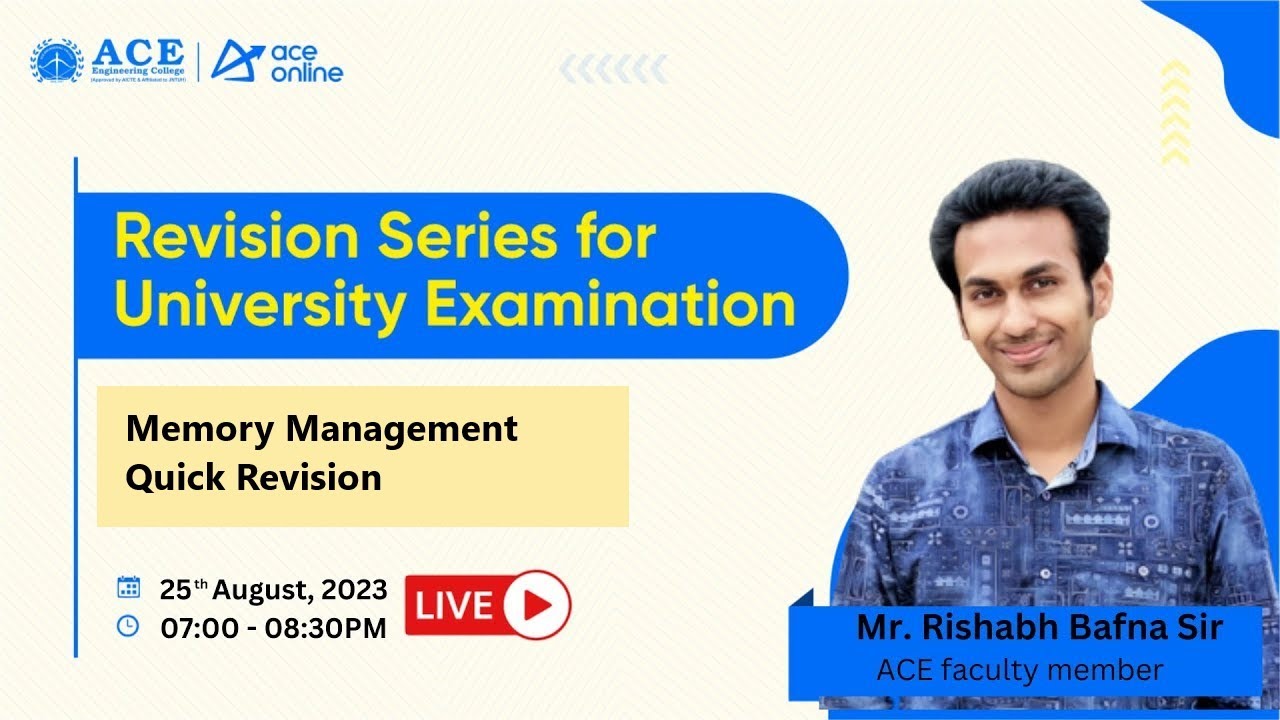 Memory Management Quick Revision (OS) | Revision Series for University ...