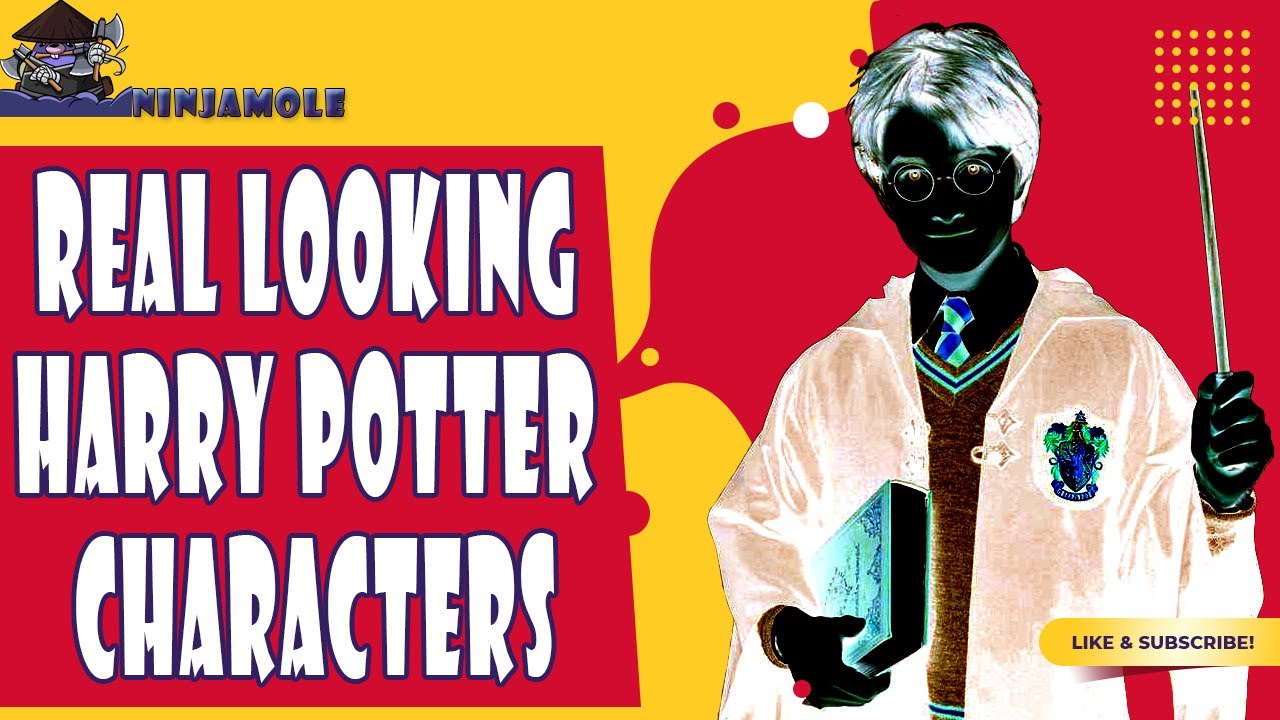 The real look of the Harry Potter characters from the book. Video ...