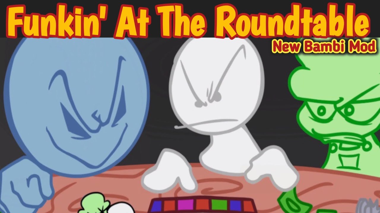 Friday Night Funkin' | Funkin’ at the Roundtable | FNF Mod | Cheeky ...
