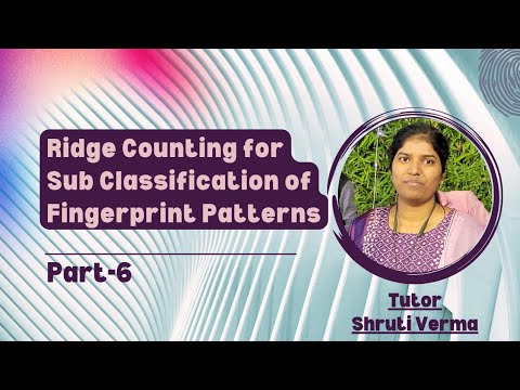 Ridge Counting for Sub Classification of Fingerprints | Part-6 ...