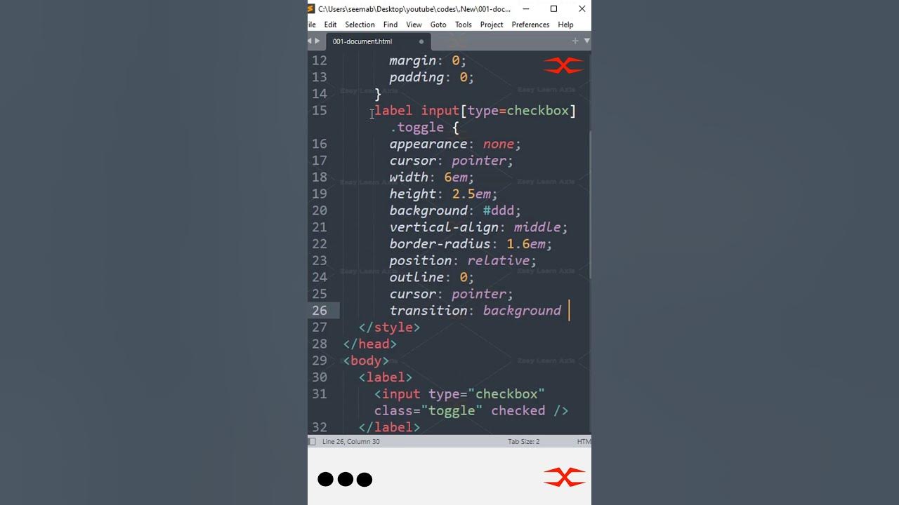 Check Box | HTML CSS - YouTube