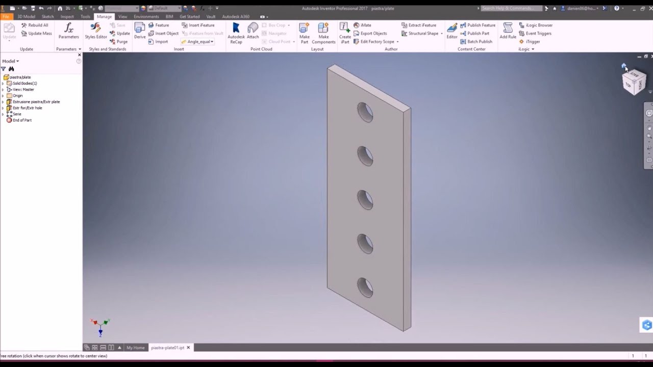 Modellazione 3D parametrica - Modificare la geometria usando i ...