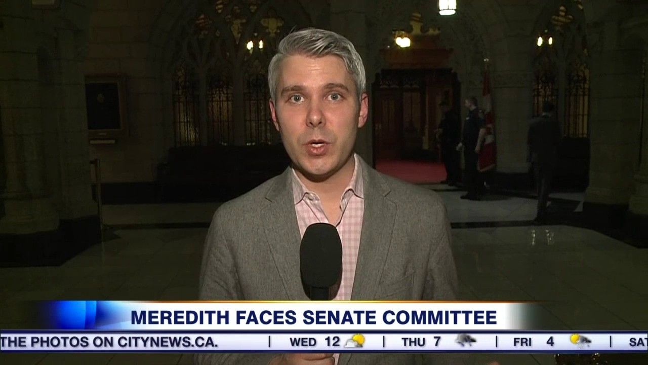 Senator faces senate committee regarding ethics report - YouTube