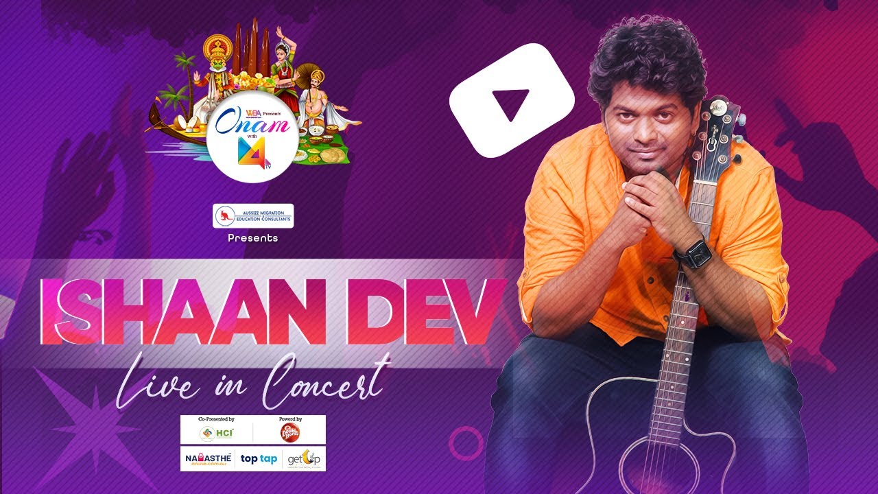 Ishaan Dev | Onam | M4tv | Live Concert - YouTube