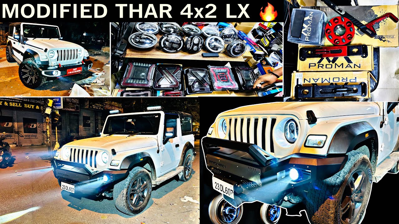 Ultimate Modified Thar 2023 | Thar 2023 modification 🤩 Thar ...