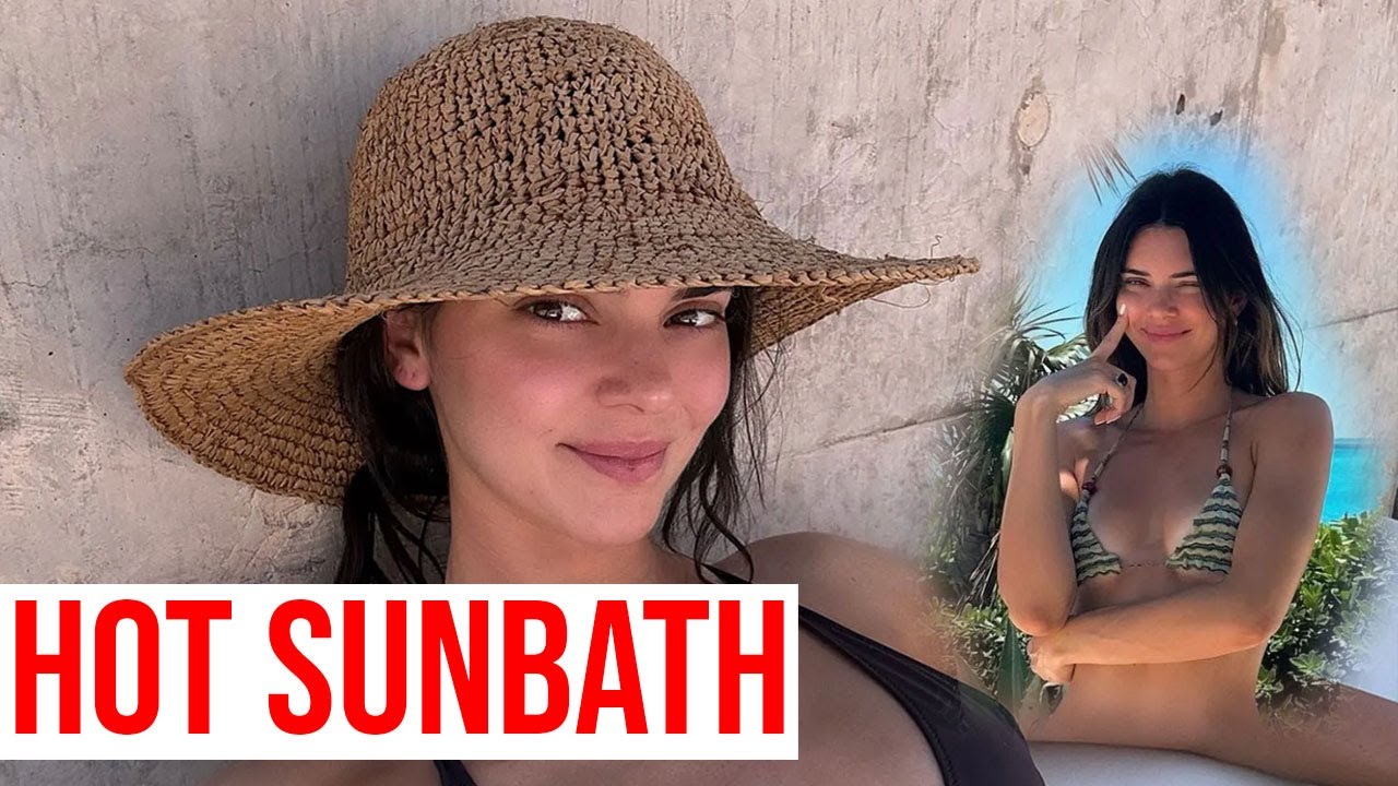 Kendall Jenner Spotted Sunbathing in Desert Hot - YouTube