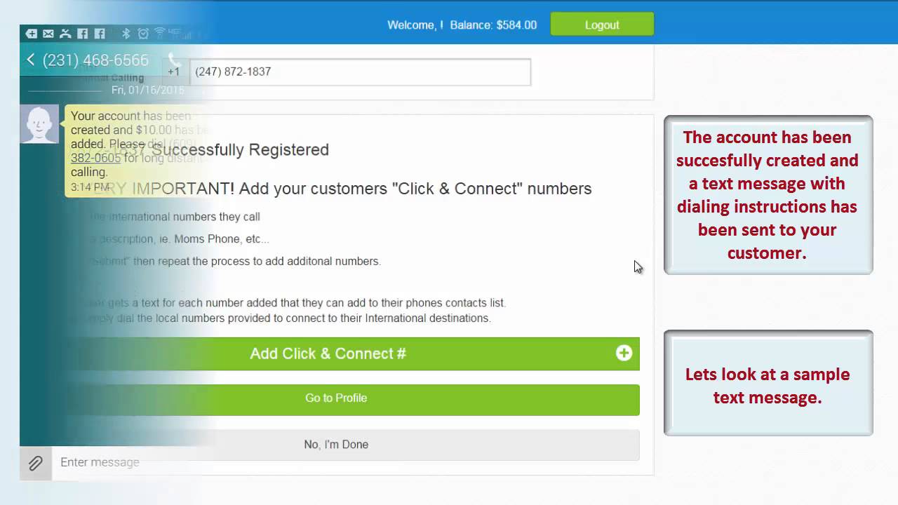 How to create a new iDirect Dial account - YouTube
