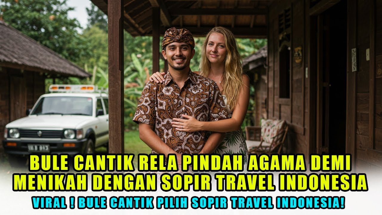 Bule Cantik Pramugari Jatuh Cinta pada Sopir Travel Indonesia, Rela ...