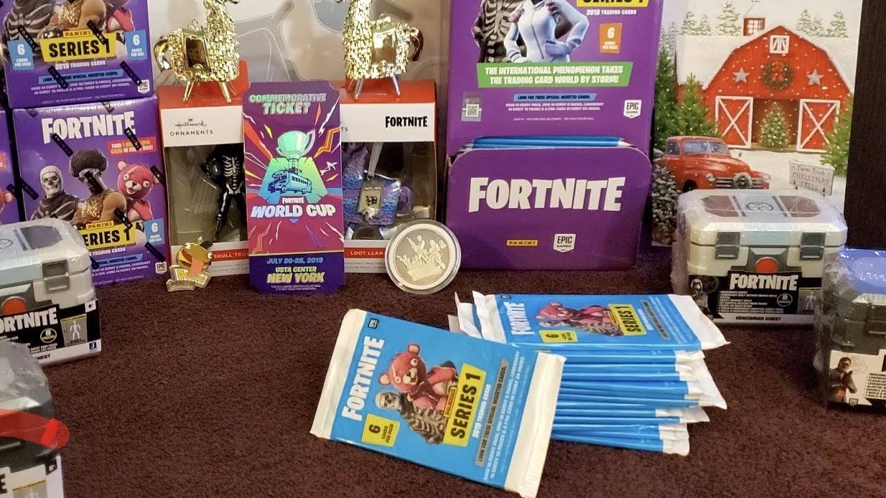 Opening 14 Fortnite Series 1 Retail Packs | USA Prints - YouTube
