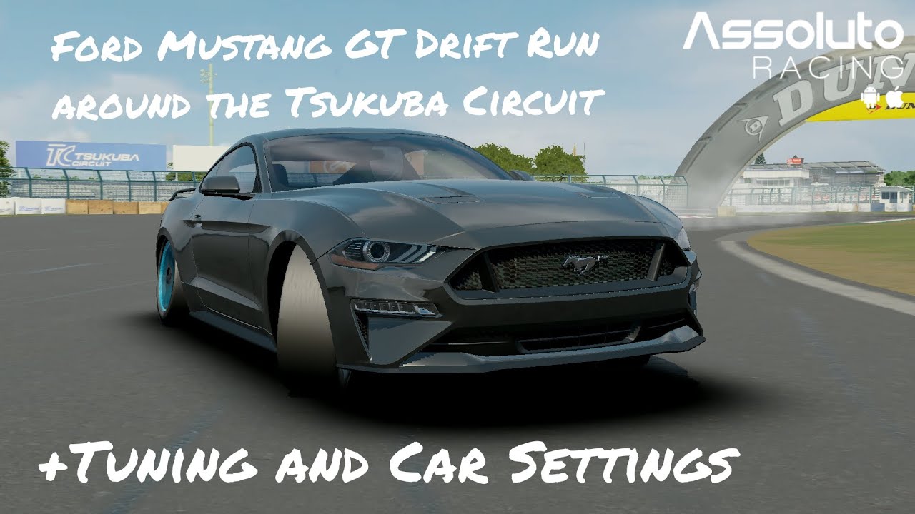 Assoluto Racing: Ford Mustang GT Drift Run around Tsukuba Circuit ...