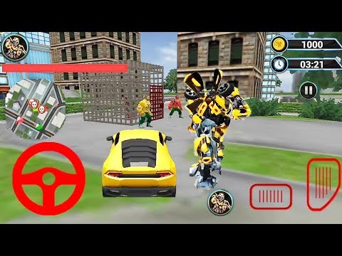 Grand Robot Transform Car Driving 3D Game || Robot Transform Game || Car Transform Gameplay