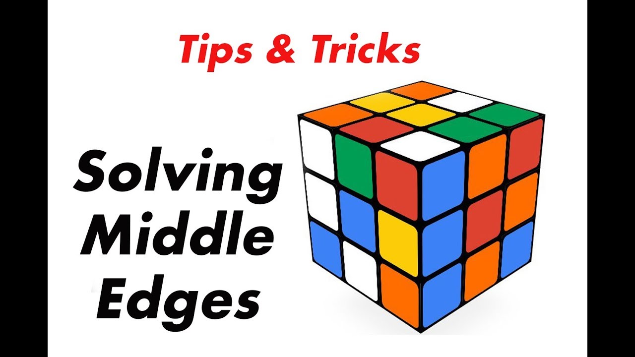 Solving Edges the easy way !!! Rubiks Cube Tips & Tricks - YouTube