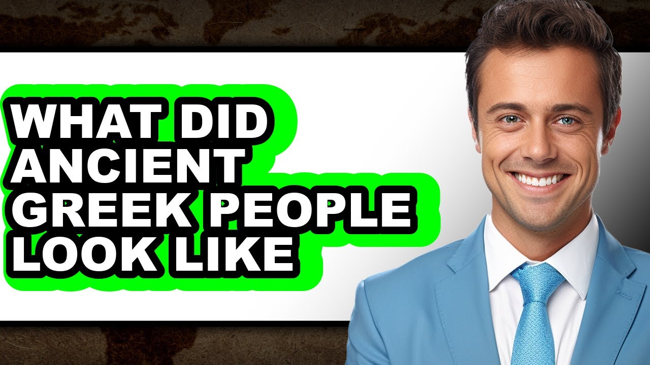What Did Ancient Greek People Look Like - Answered - YouTube