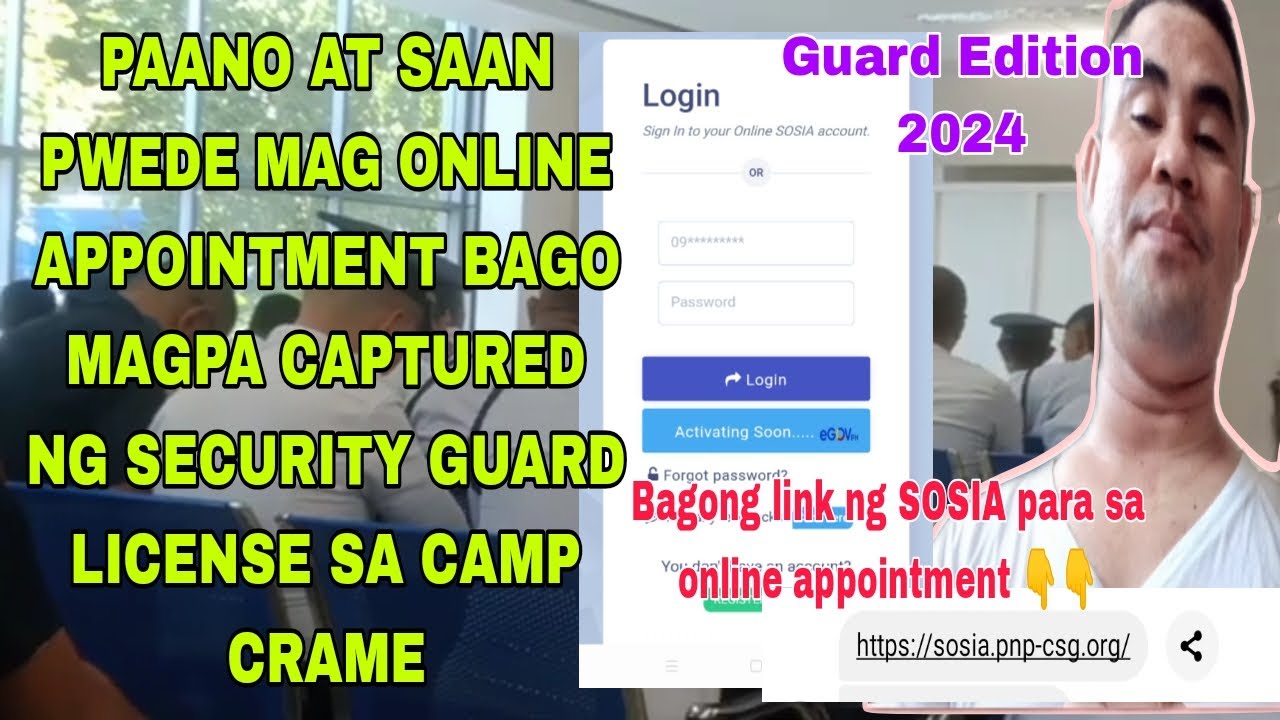 SAAN AT PAANO MAG ONLINE APPOINTMENT SA SOSIA BAGO MAGPA CAPTURED NG ...