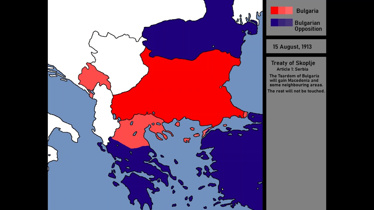 What if Bulgaria won the Second Balkan War? - YouTube