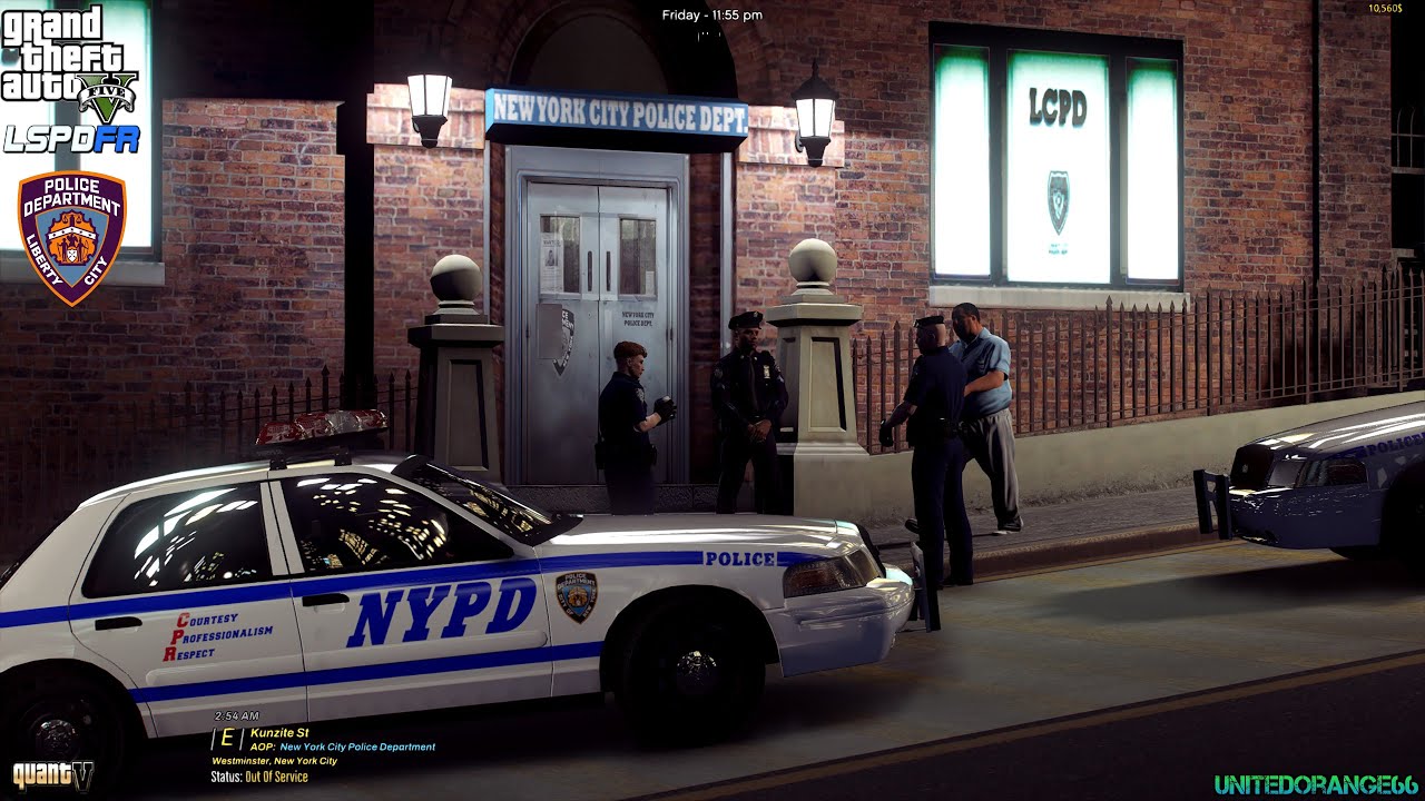 GTA V - LSPDFR 0.4.9🚔 - LCPD/NYPD - LCPP Map | Immersive NYC Patrol ...