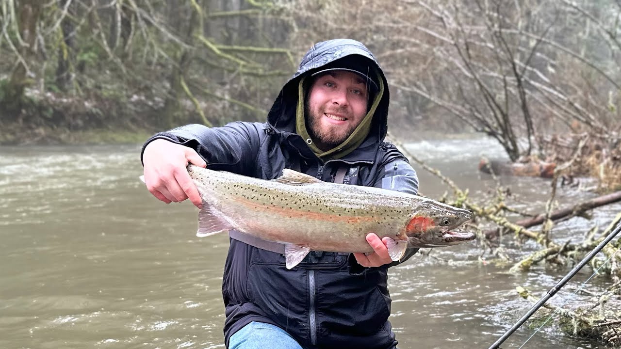 Vintage Gear Winter Steelhead FISHING CHALLENGE (45 YEAR OLD ROD) - YouTube