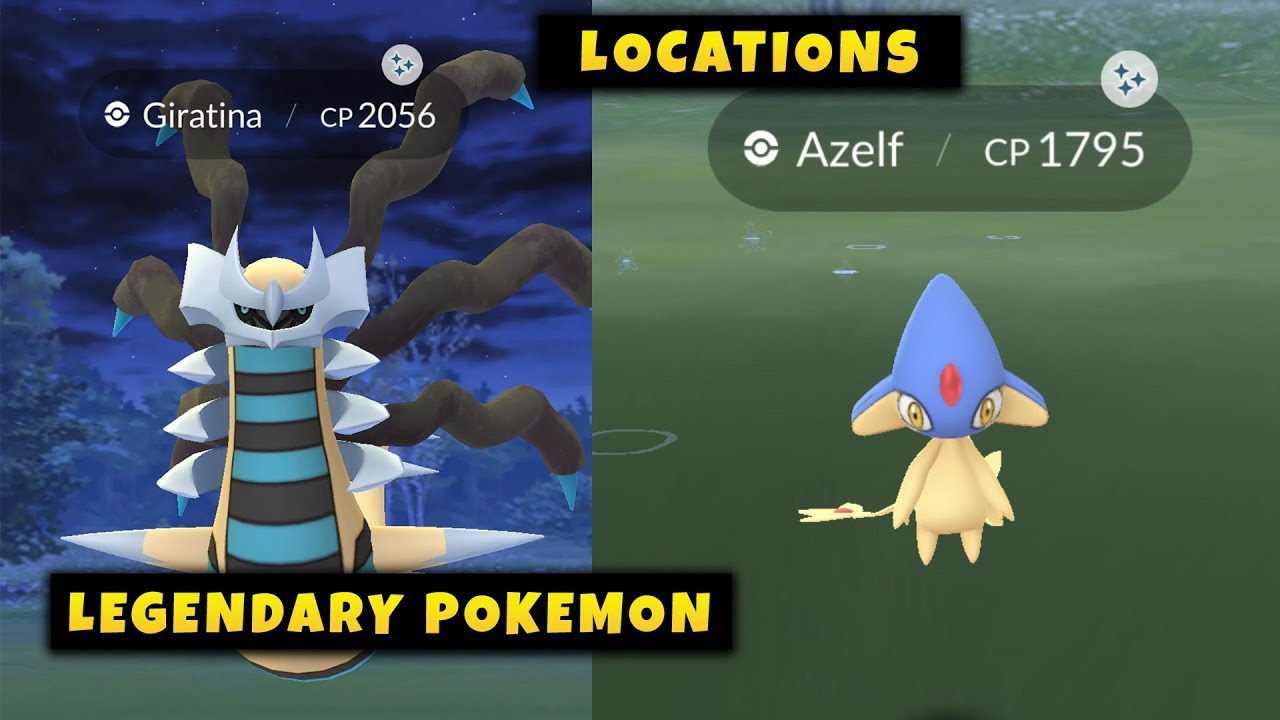 LEGENDARY Pokemon Locations in Pokemon Go 2024 | Legendary Pokemon On ...