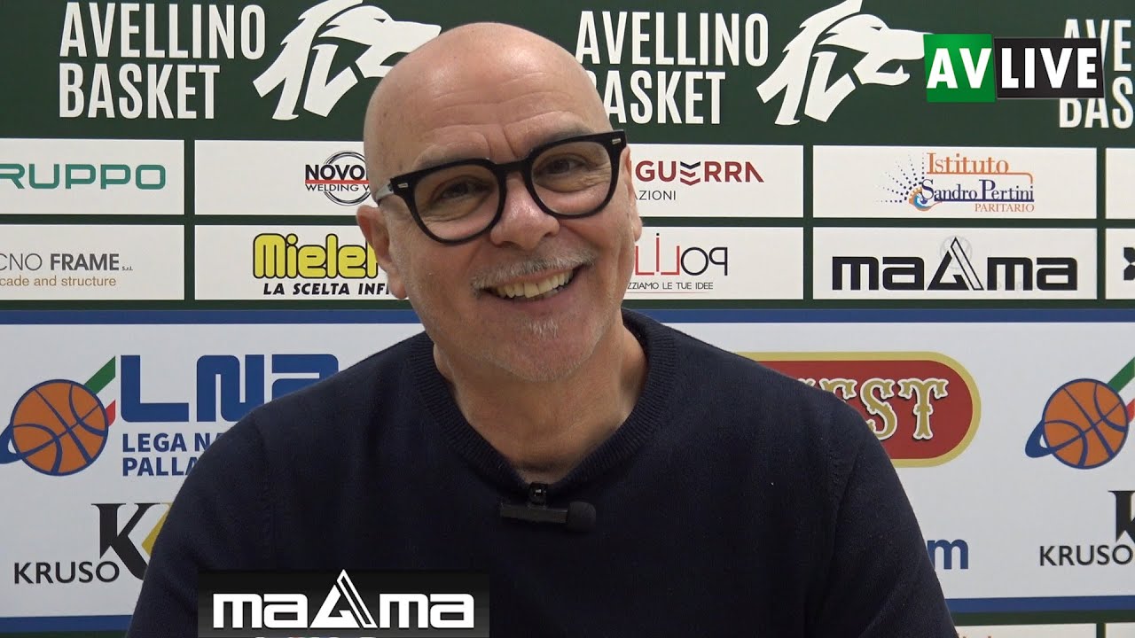 L'analisi di coach Crotti nel dopo gara vinto dall'Avellino Basket ...