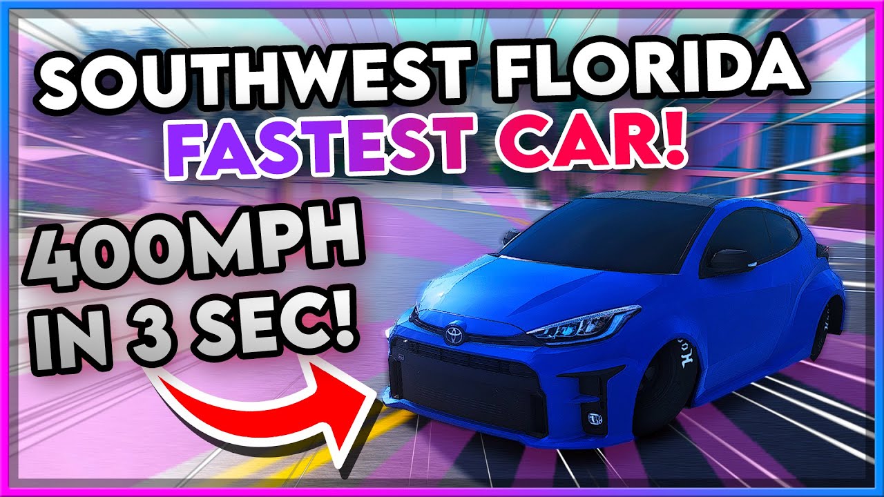 I Drove The FASTEST Car In Southwest Florida 400 MPH ROBLOX