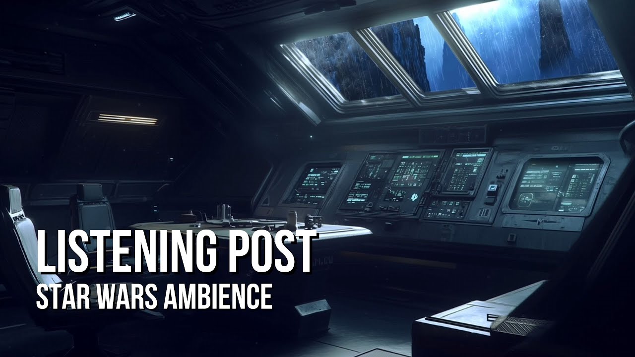 Abandoned Imperial Listening Post | Star Wars Ambience | Relaxing Rain ...