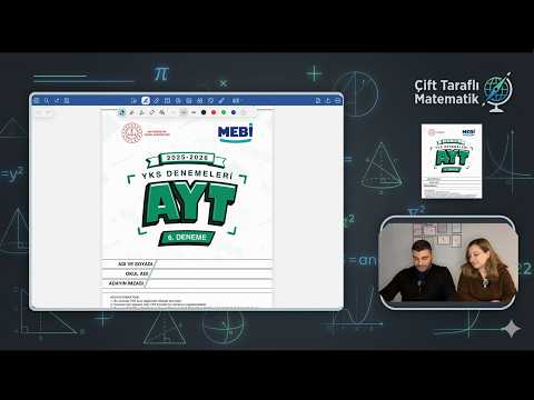 MEBİ AYT-6 (2025/2026) Matematik Çözümleri (Tamamı) + PDF