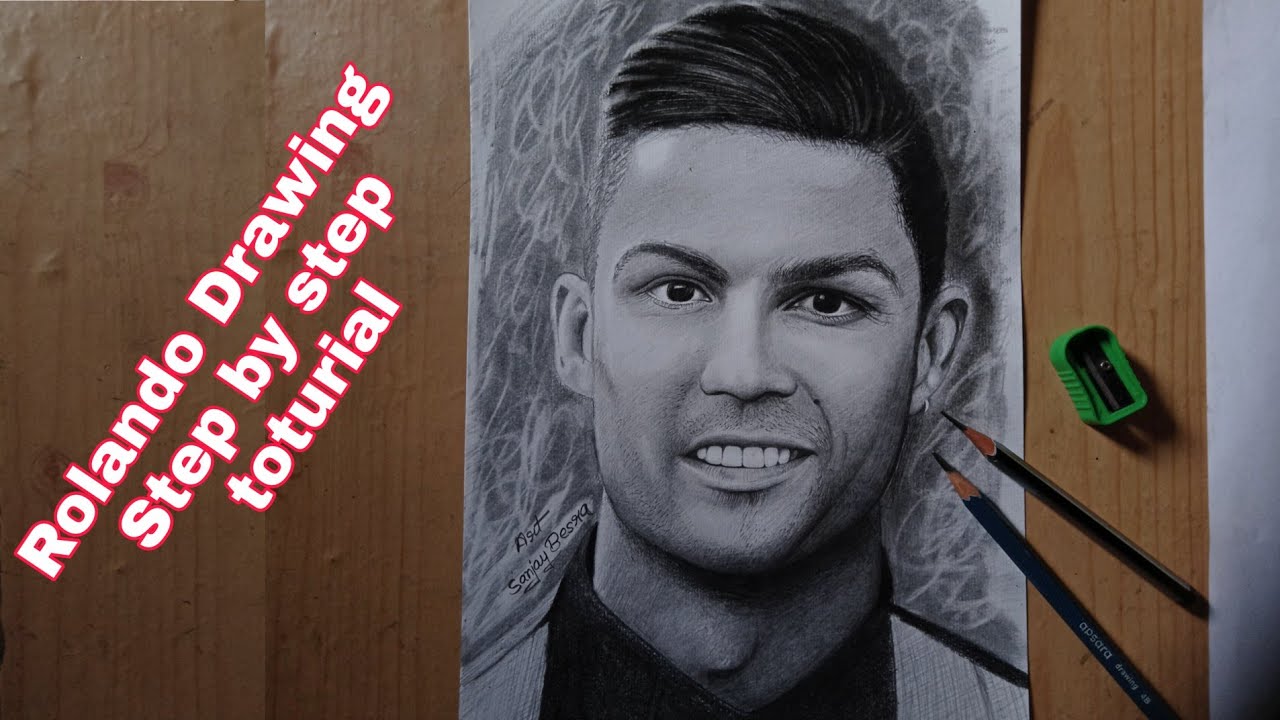 Rolando Drawing Esay Way Step by step - YouTube