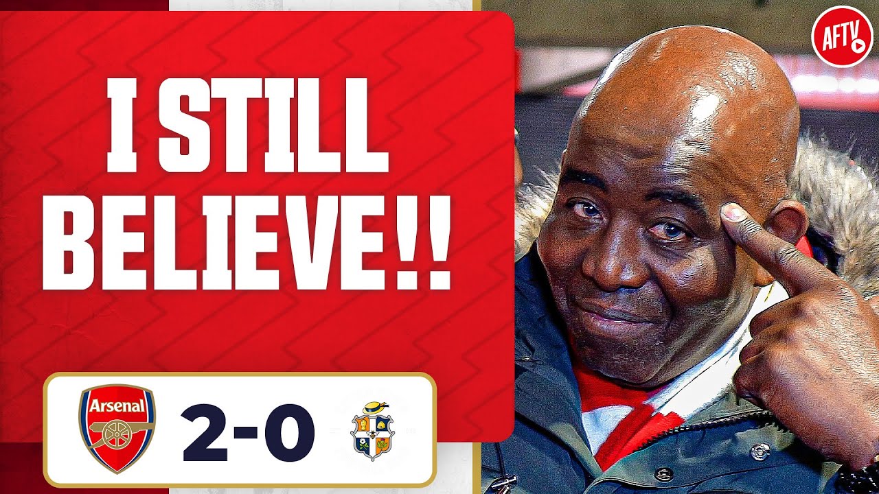 I Still Believe! (Robbie) | Arsenal 2-0 Luton - YouTube