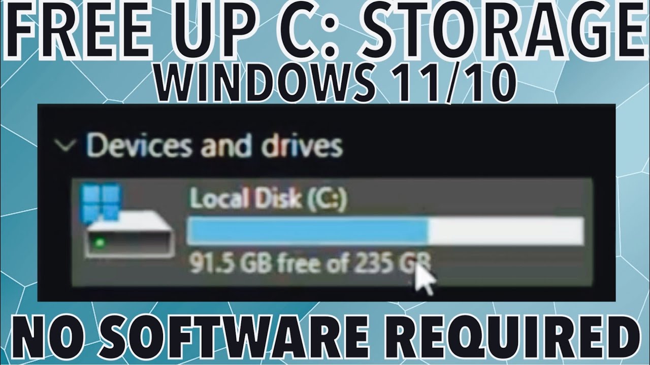 C: Full? How to Free Up C: Drive Storage Space in Windows 11/10 Without ...
