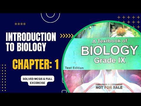Introduction To Biology Class 9| 9th class biology chapter 1|Solved ...