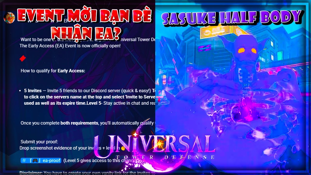 Universal TD Có Event Early Access Mới? Cách Tham Gia Event Invite Nhận ...